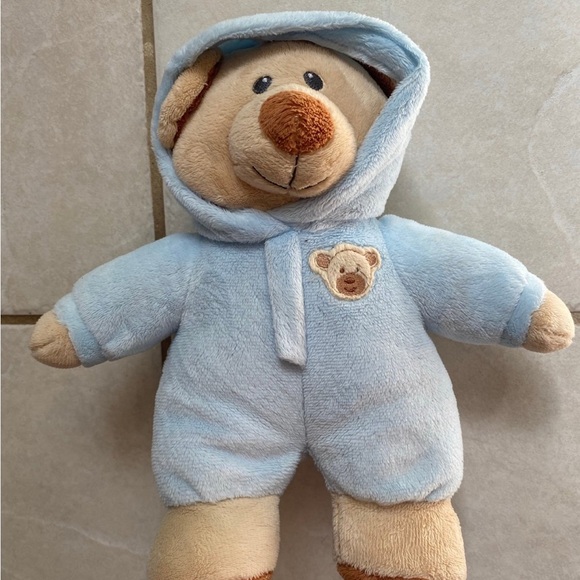Ty | Toys | Ty Pluffies Baby Bear Blue Plush In Hooded Pajamas Stuffed ...